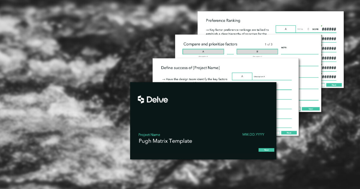 Download Our Pugh Matrix Template to Streamline… | Delve
