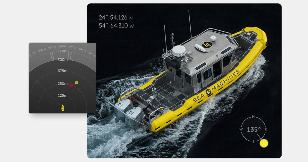 Sea Machines: Interface for AI-Guided Marine Navigation | Delve